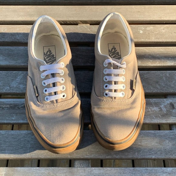 Vans | Shoes | Vans Authentic Gum Sole Rubber Tan Skate Shoes | Poshmark